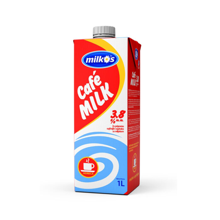 Mlijeko Milkos 3,8% 1L Caffe Milk - Dragstor Sarajevo